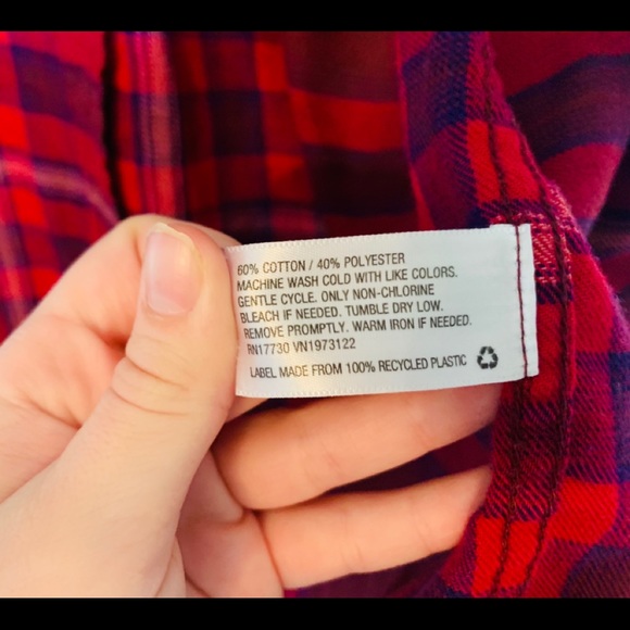 Mossimo Supply Co. | Tops | Target Red Boyfriend Flannel | Poshmark